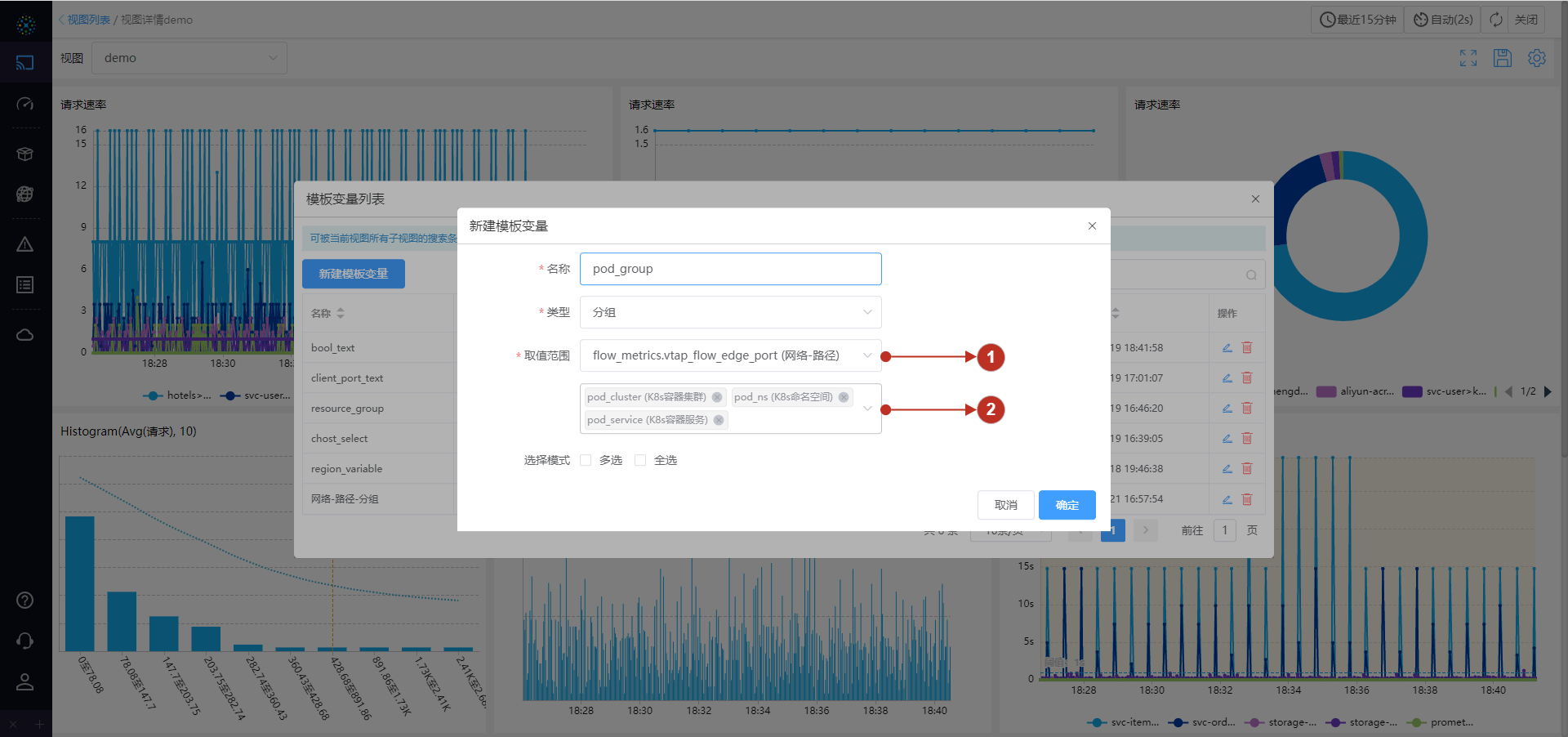 模板变量 | DeepFlow Docs